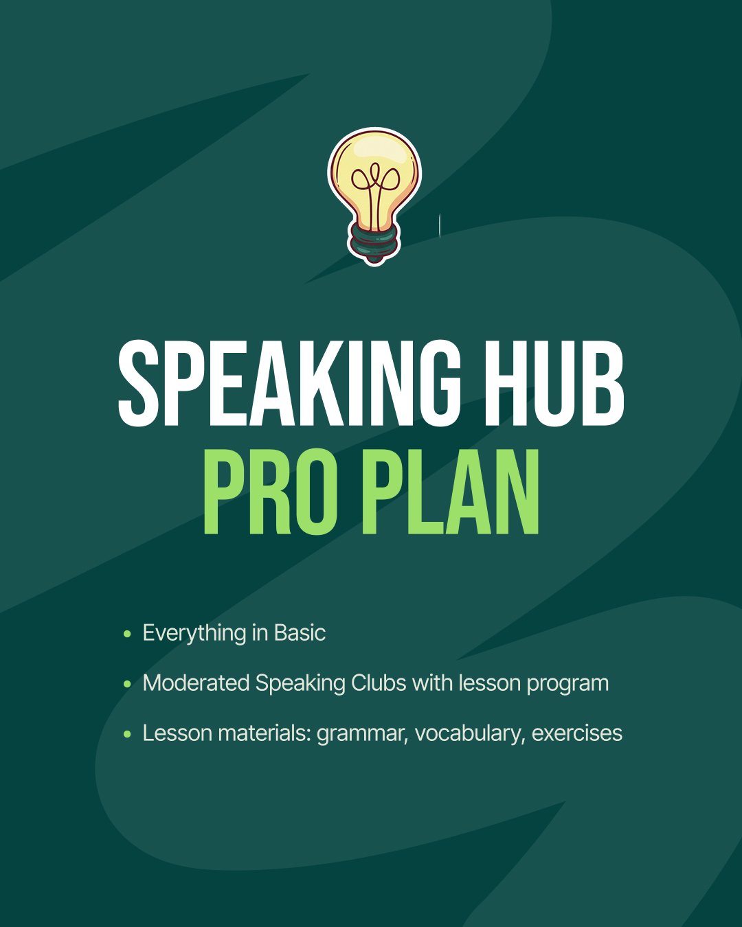 Pro Plan Speaking Hub – Speaking Hub